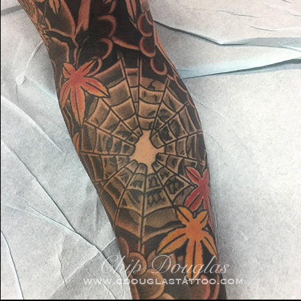 Japanese Spider Web Tattoos Japanese Spider Illustrative Piece By